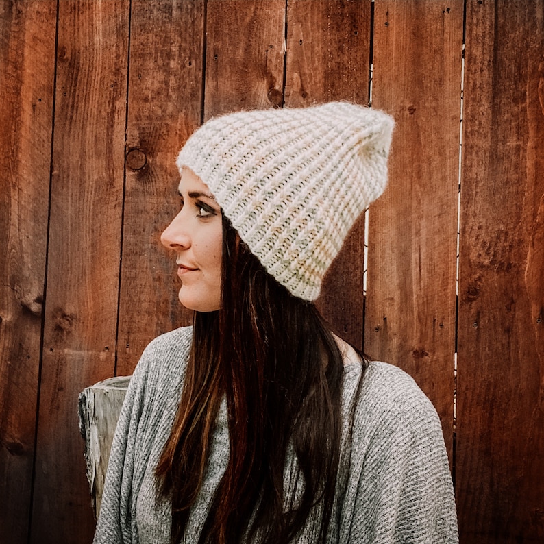 Knit Pattern / Seismic Slouch Beanie Worsted Weight / Worsted | Etsy