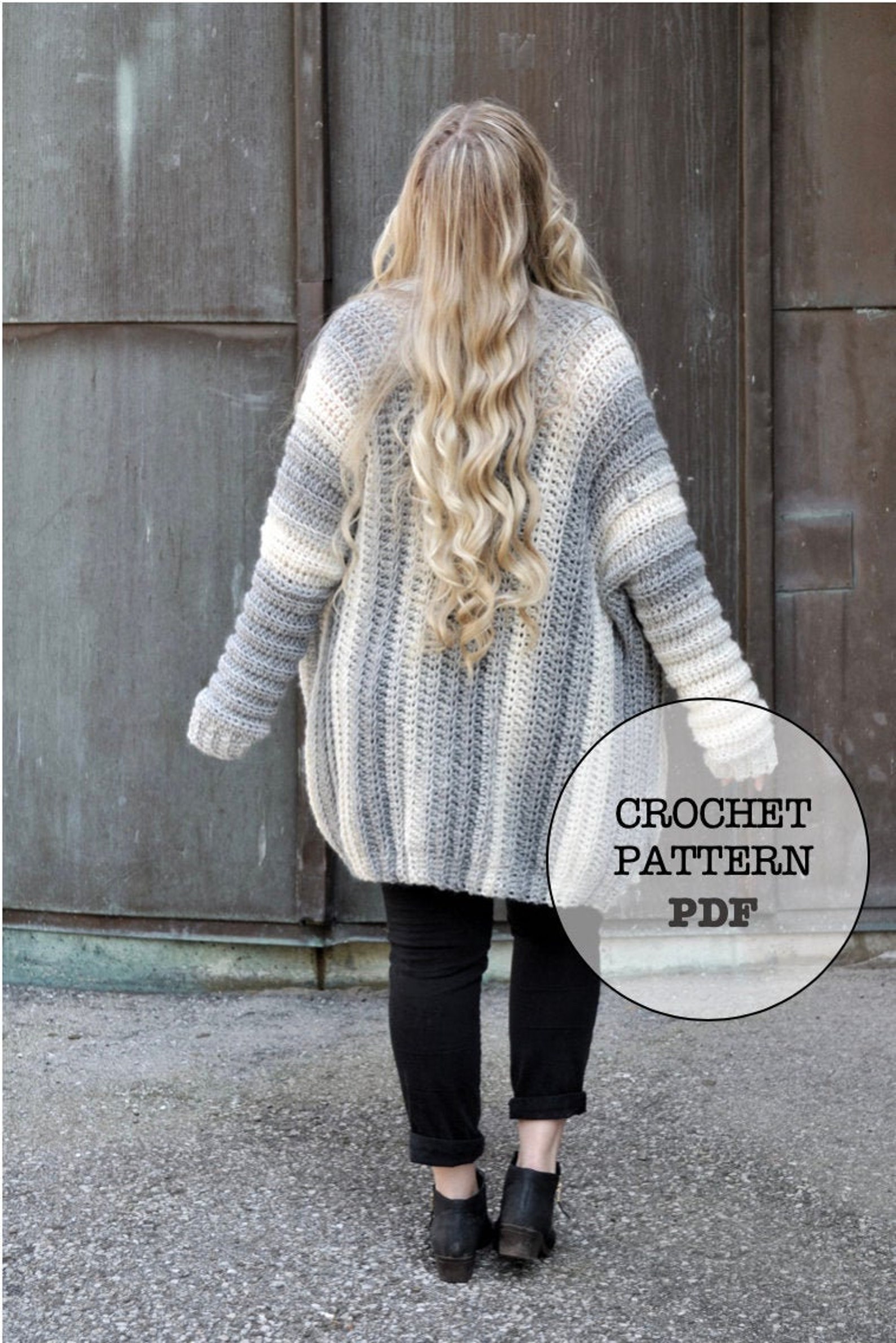 Crochet Pattern / Cozy Cardigan Crochet Pattern/ | Etsy