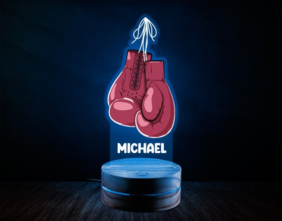 Personalized Boxer Gift Boxing Night Light Boxer Gift - Etsy