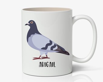 Pigeon Mug I'd Rather Be With My Pigeons Birthday Christmas Pet Present ...