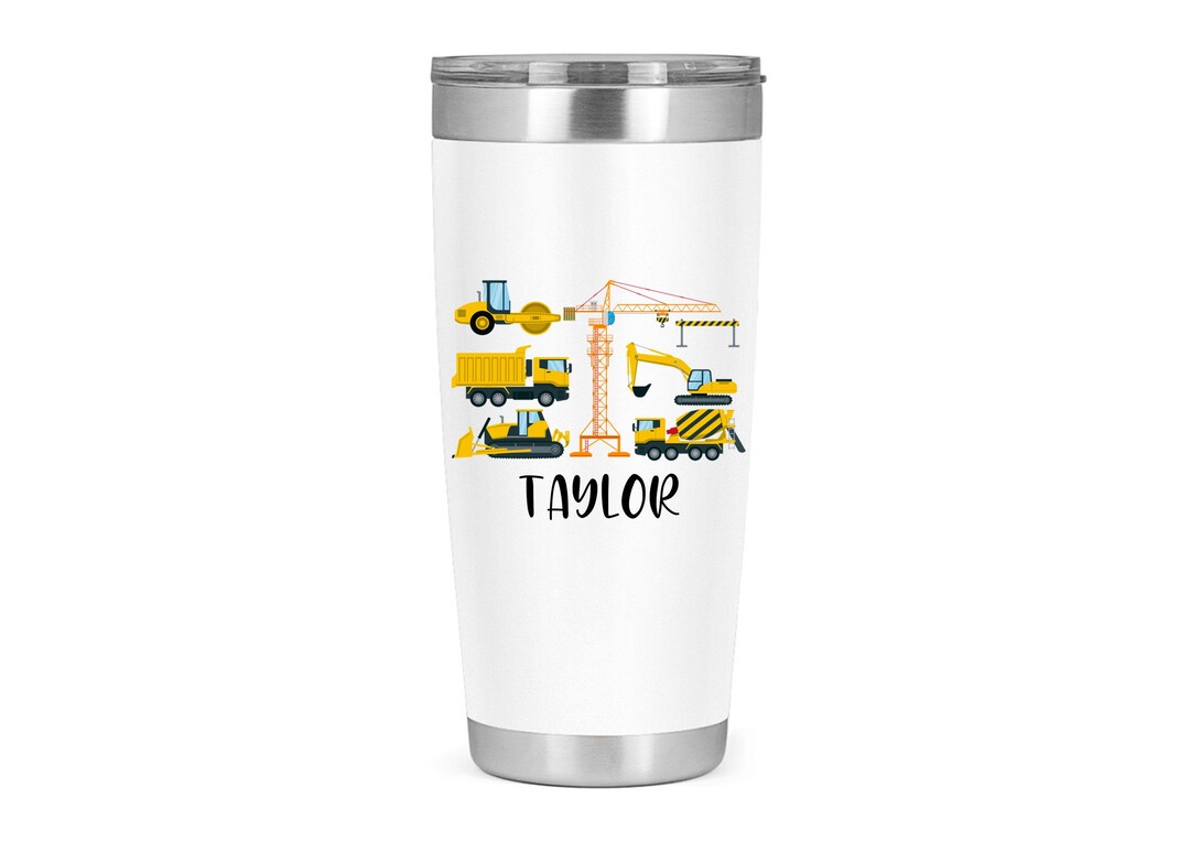Personalized Construction Tumbler, Construction Gift, Construction ...