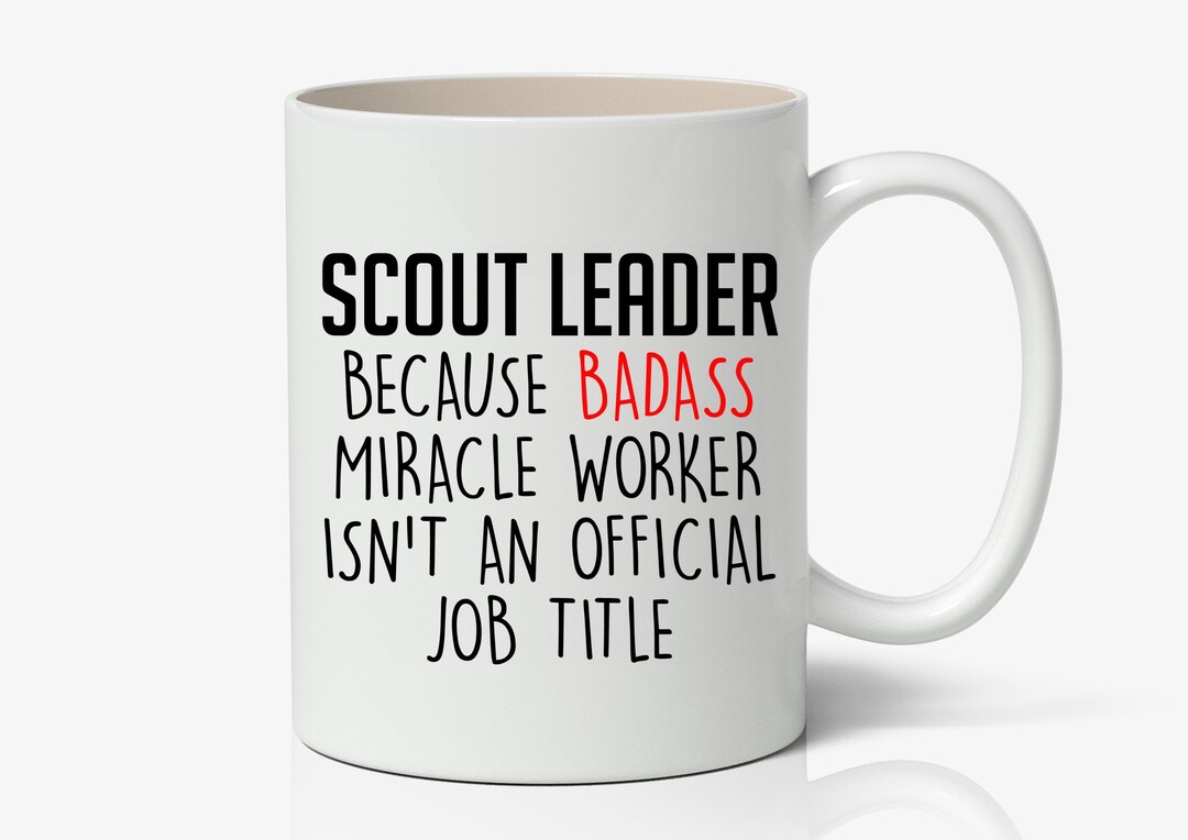 Scout Leader Mug, Scout Leader Present, Scout Leader Gift Ideas, Scout ...