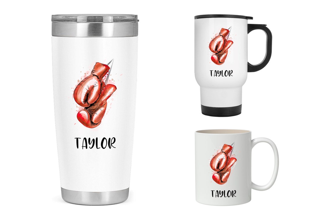 Personalized Boxing Tumbler, Boxing Gift, Boxing Travel Mug, Gift for ...