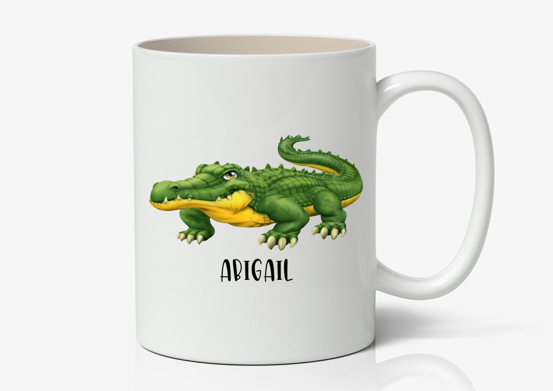 Custom Alligator Mug, Alligator Present, Alligator Tumbler, Alligator ...