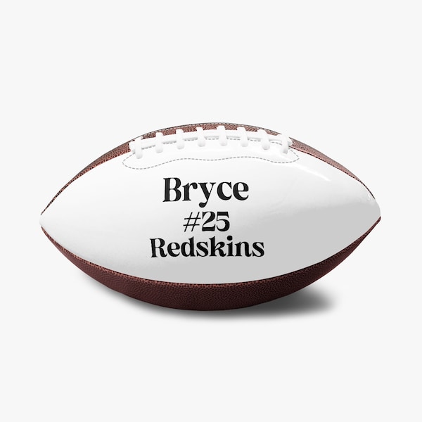 Custom Football - Etsy