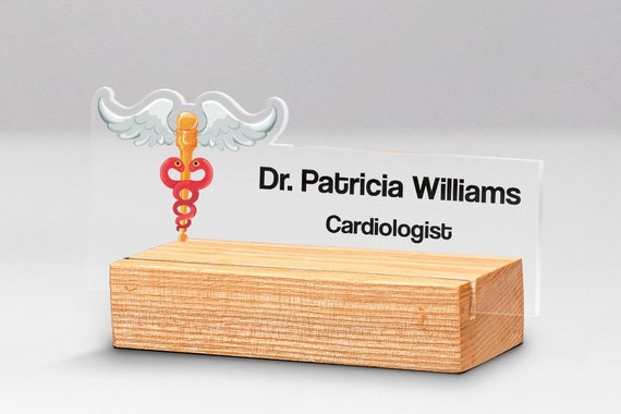 Personalized Doctor Desk Name Plate Custom Doctor Gift Ideas - Etsy