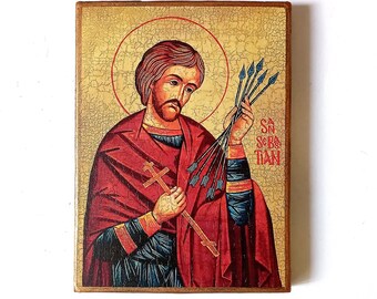 Saint Sebastian Icon - Etsy