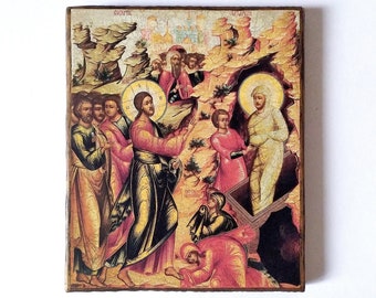 Raising of Lazarus Icon - Etsy