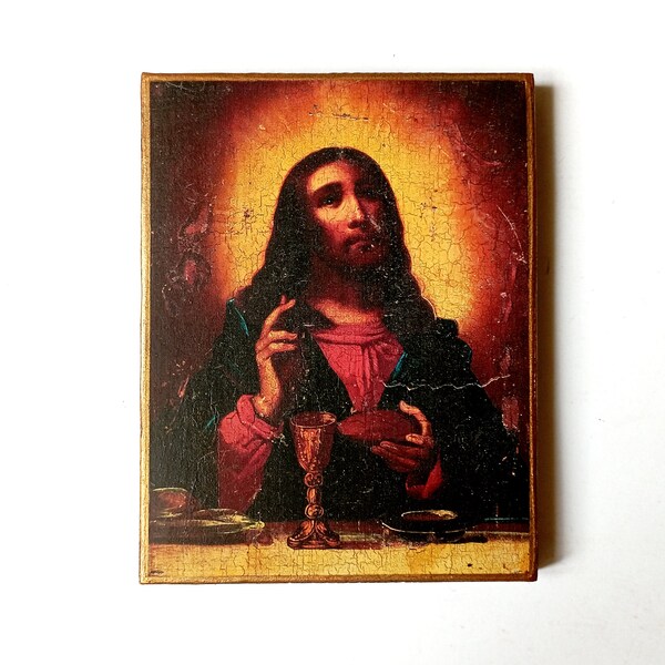 Jesus Christ Eucharist Icon - Etsy