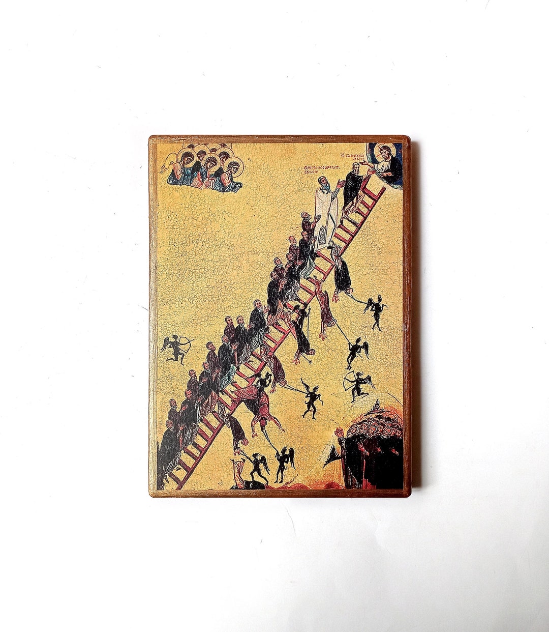 Christian Icon the Ladder of Divine Ascent or Ladder of Paradise ...