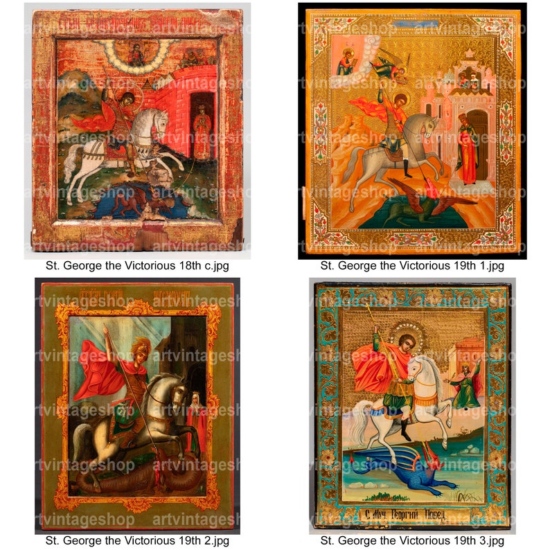 24pcs Orthodox Christian Icons Images of St Nicholas Wonderworker, St ...