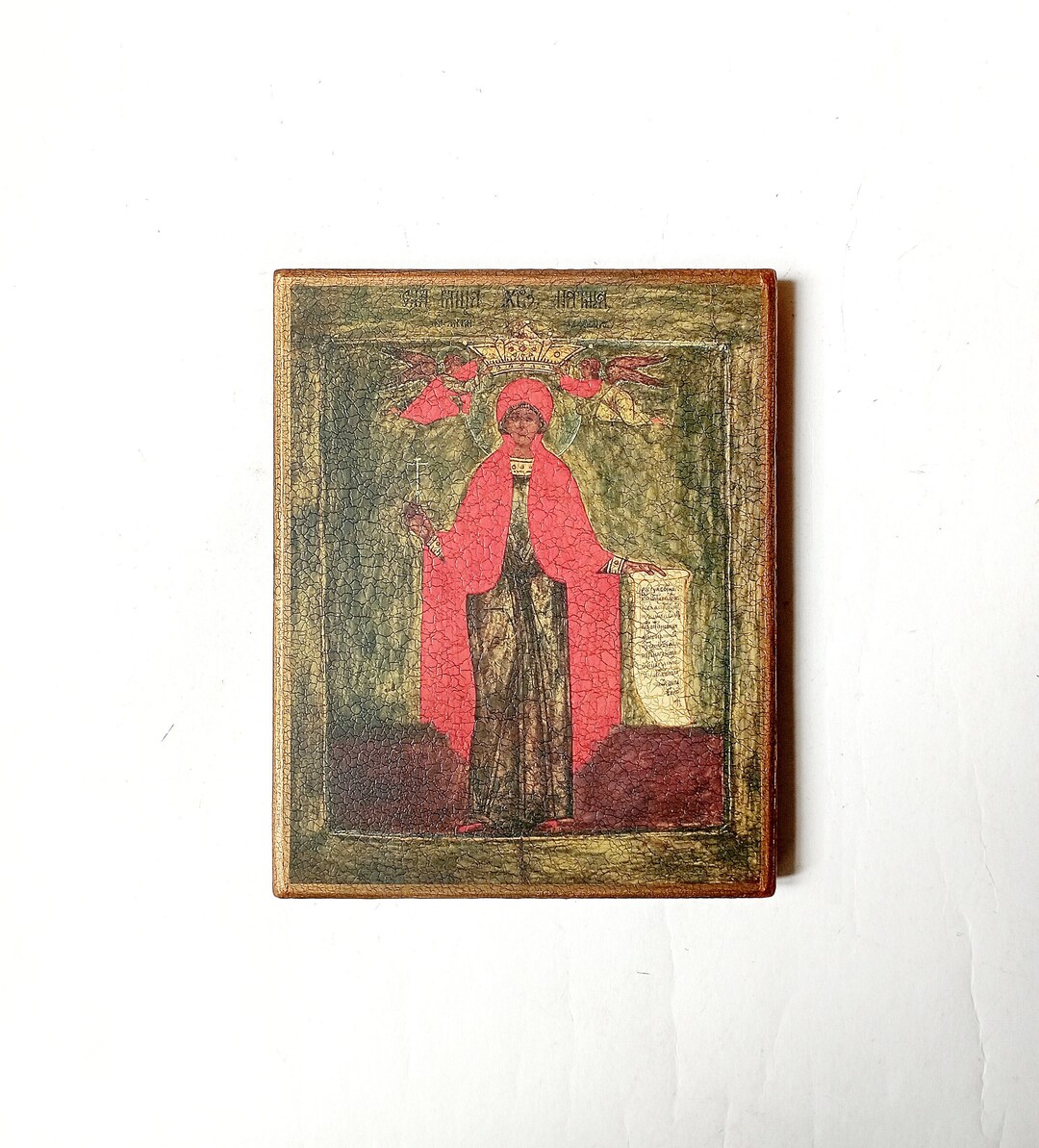 Amazing Christian Orthodox Icon of Saint Paraskeva (friday), Handmade ...
