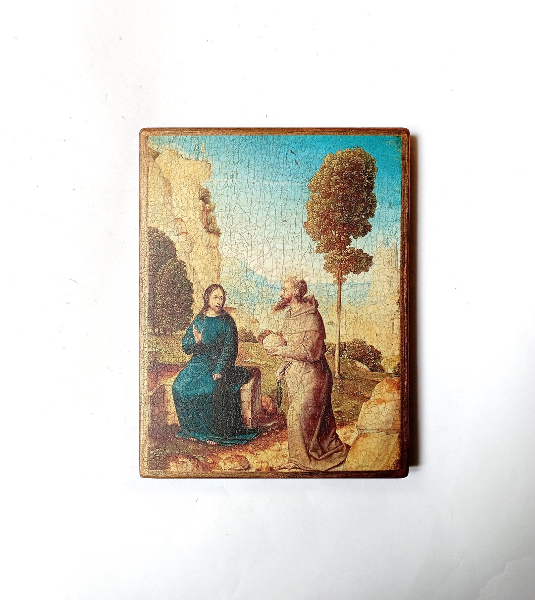 Christian Icon Temptation of Christ by the Devil in the Desert ...