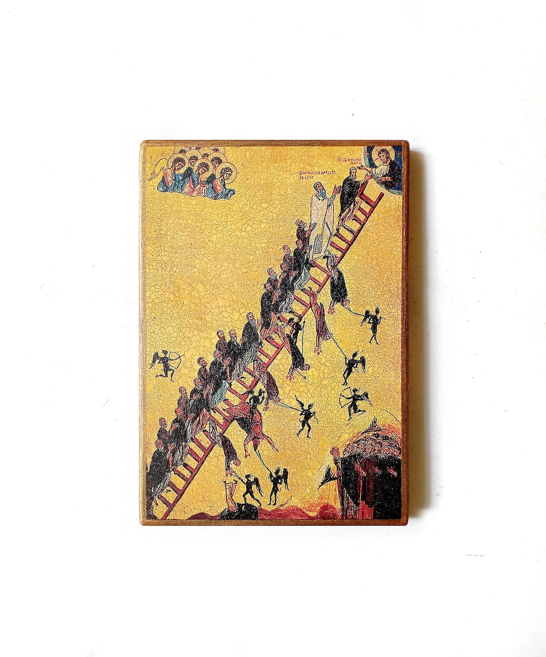 Christian Icon the Ladder of Divine Ascent or Ladder of Paradise ...