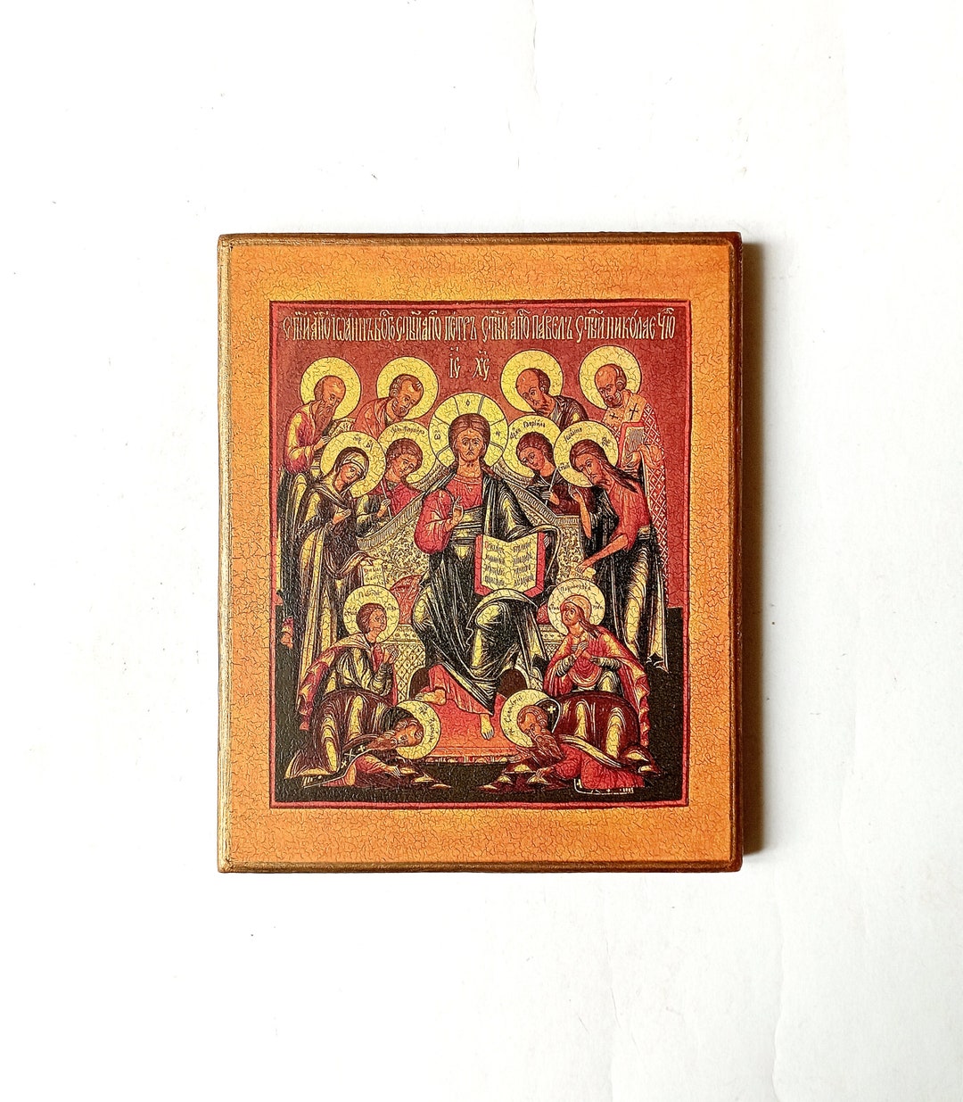 Christian Orthodox Icon of the Holy Week, Sedmitsa, Икона Седмица ...