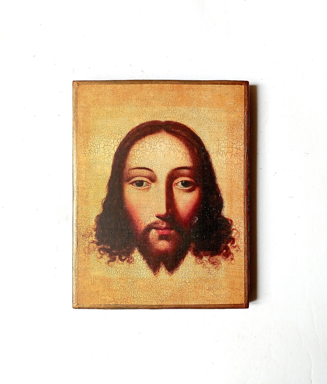 Amazing Christian Icon the Holy Face of Jesus Christ, the Veil of ...