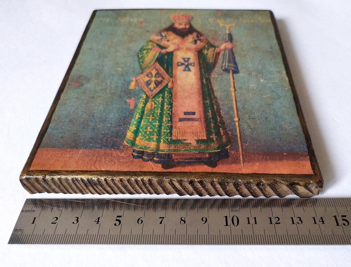 Amazing Christian Orthodox Icon of Holy Hierarch Saint | Etsy
