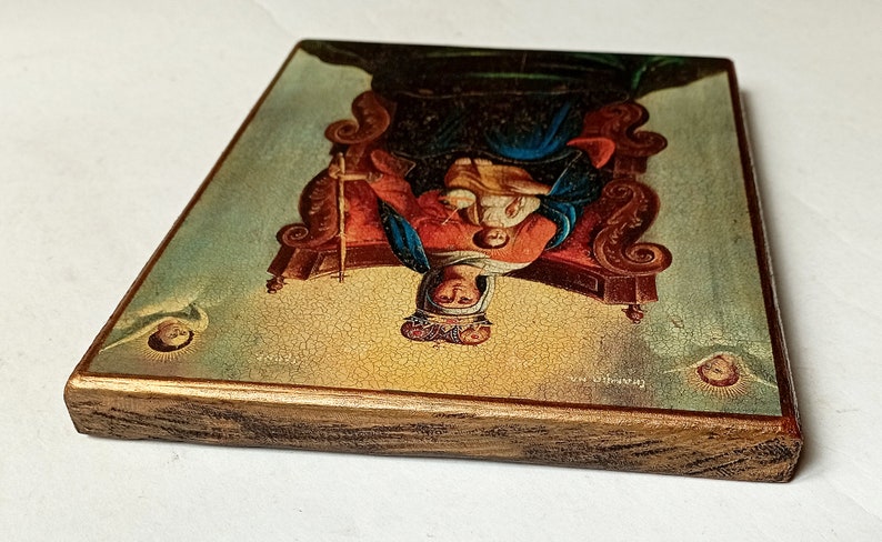 Christian Orthodox Icon of the Mother of God on Throne Our - Etsy