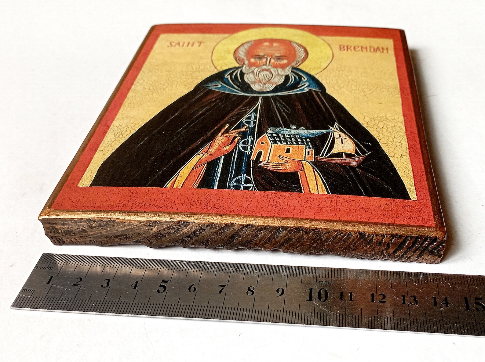 Christian Icon of the Saint Brendan the Navigator the - Etsy