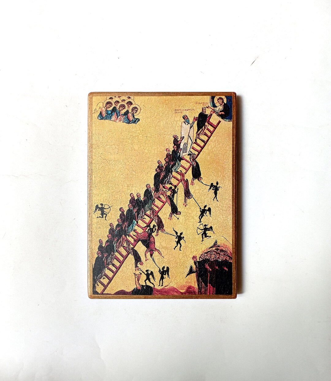 Christian Icon the Ladder of Divine Ascent or Ladder of Paradise ...