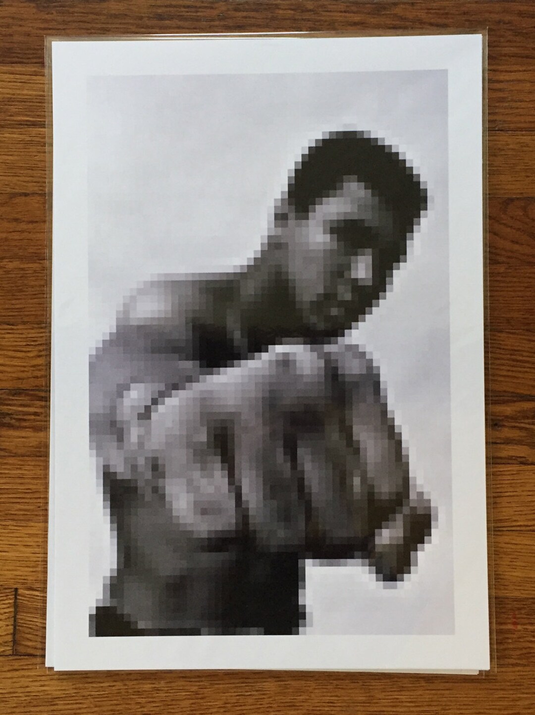 Muhammad Ali Pixel Art Print - Etsy UK