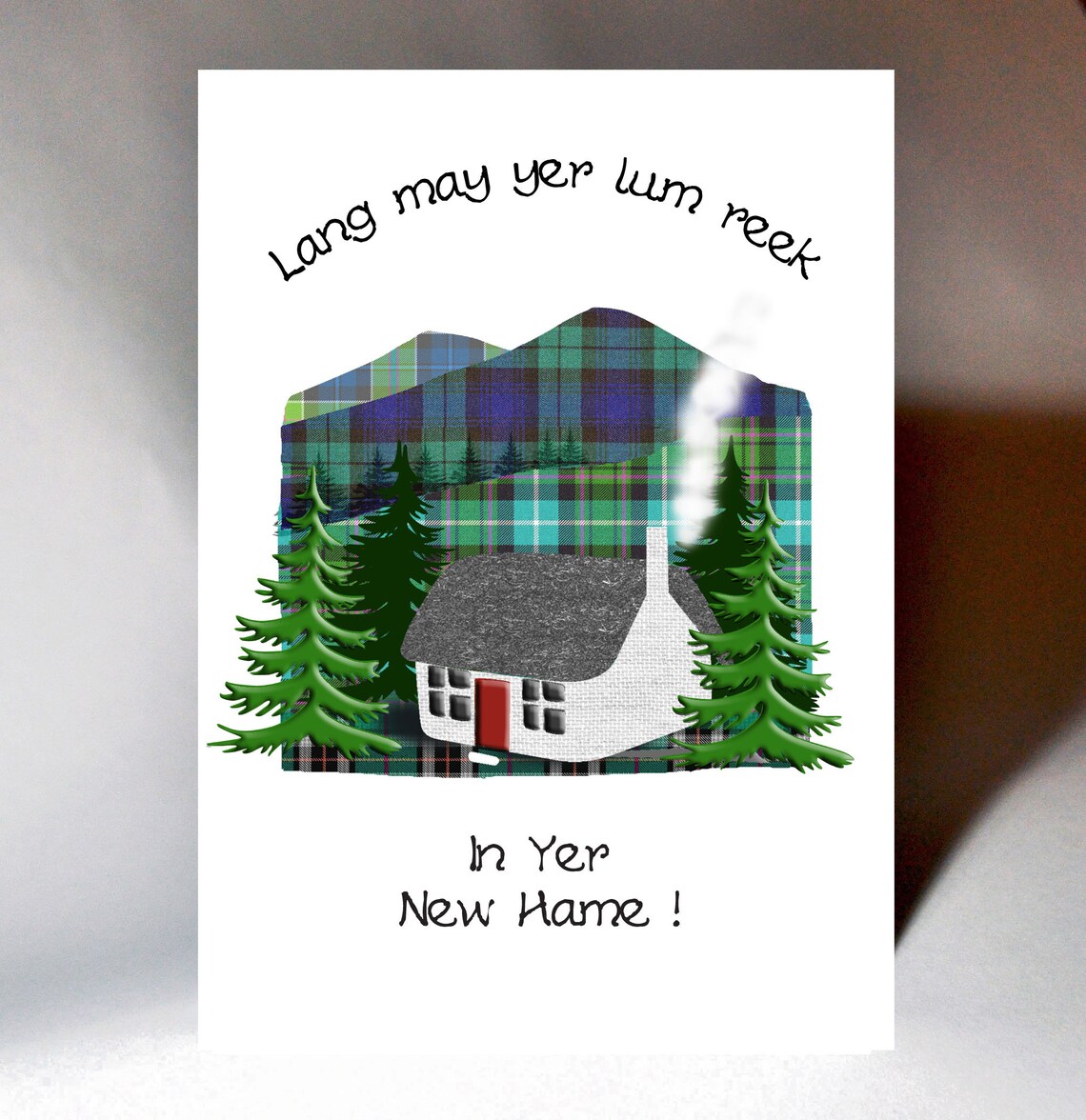 Scottish New Home Card Cottage WWNH05 - Etsy