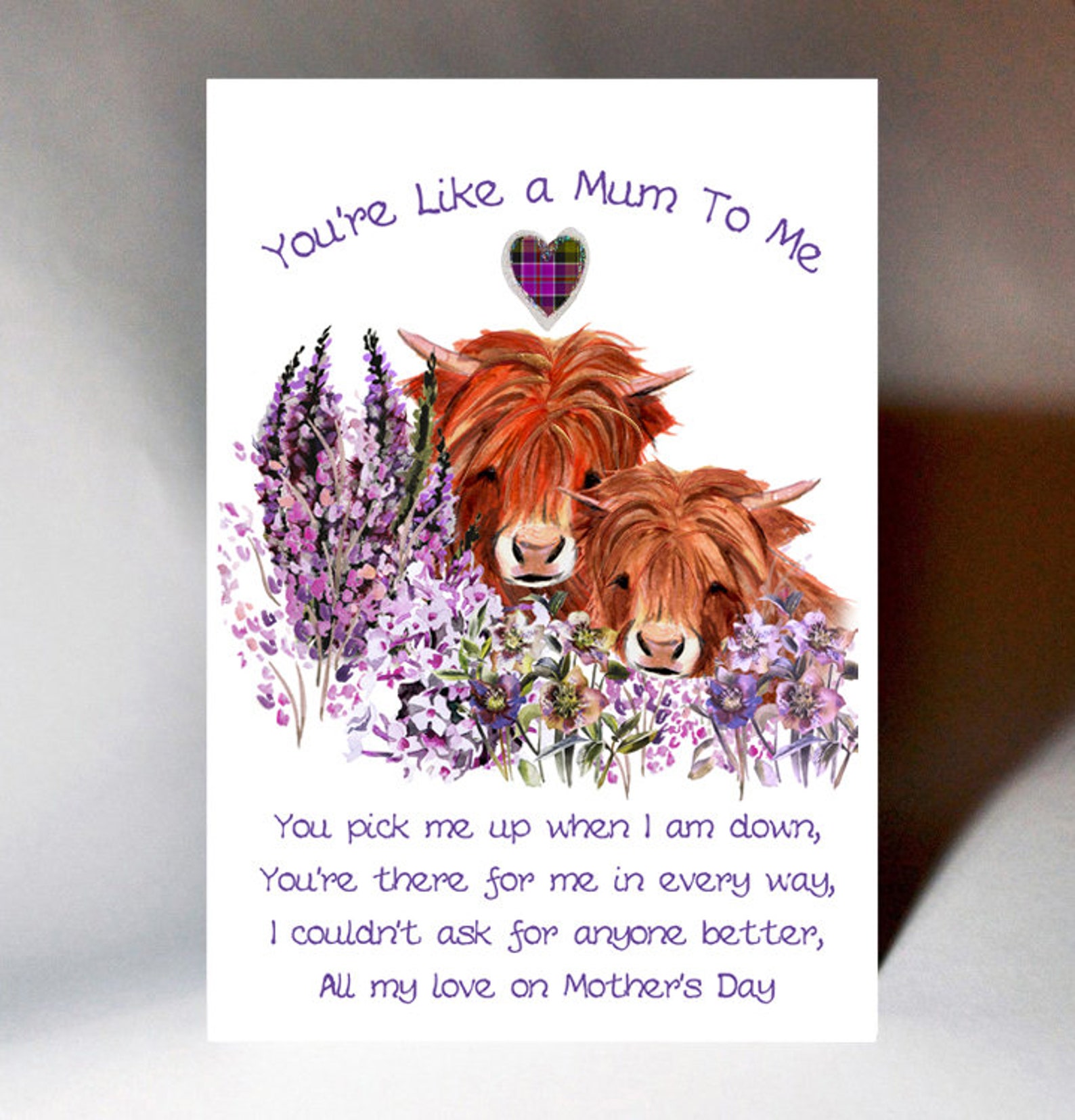 You're Like a Mum to Me Mother's Day Card WWMD13 - Etsy UK