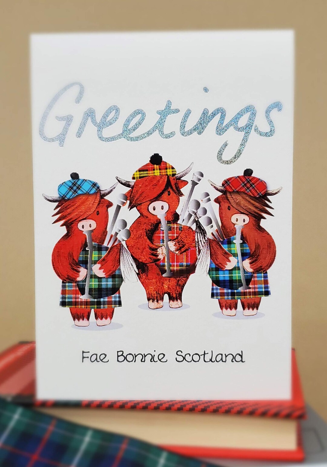 Greetings Fae Bonnie Scotland Card WWGR41 - Etsy