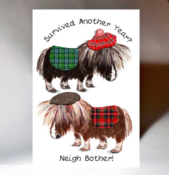 Birthday 'Neigh Bother' Card WWBI118 | Etsy