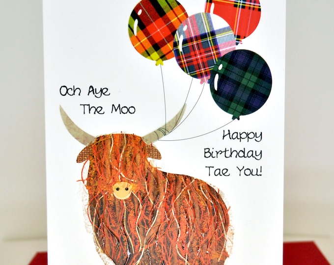 Outlander Birthday Card Hot Scot, Anniversary Card, Dinna Fash ...