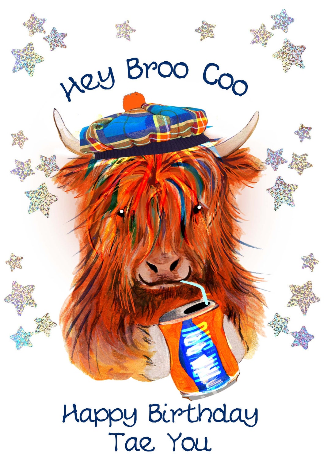 Birthday Broo Coo Card BD236 - Etsy Australia