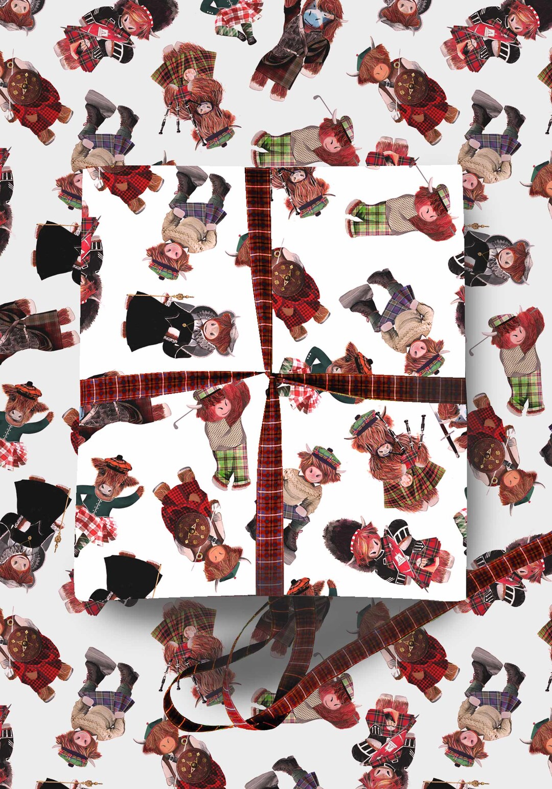 5 Sheets of Character Coos Wrapping Paper WRAP06 - Etsy