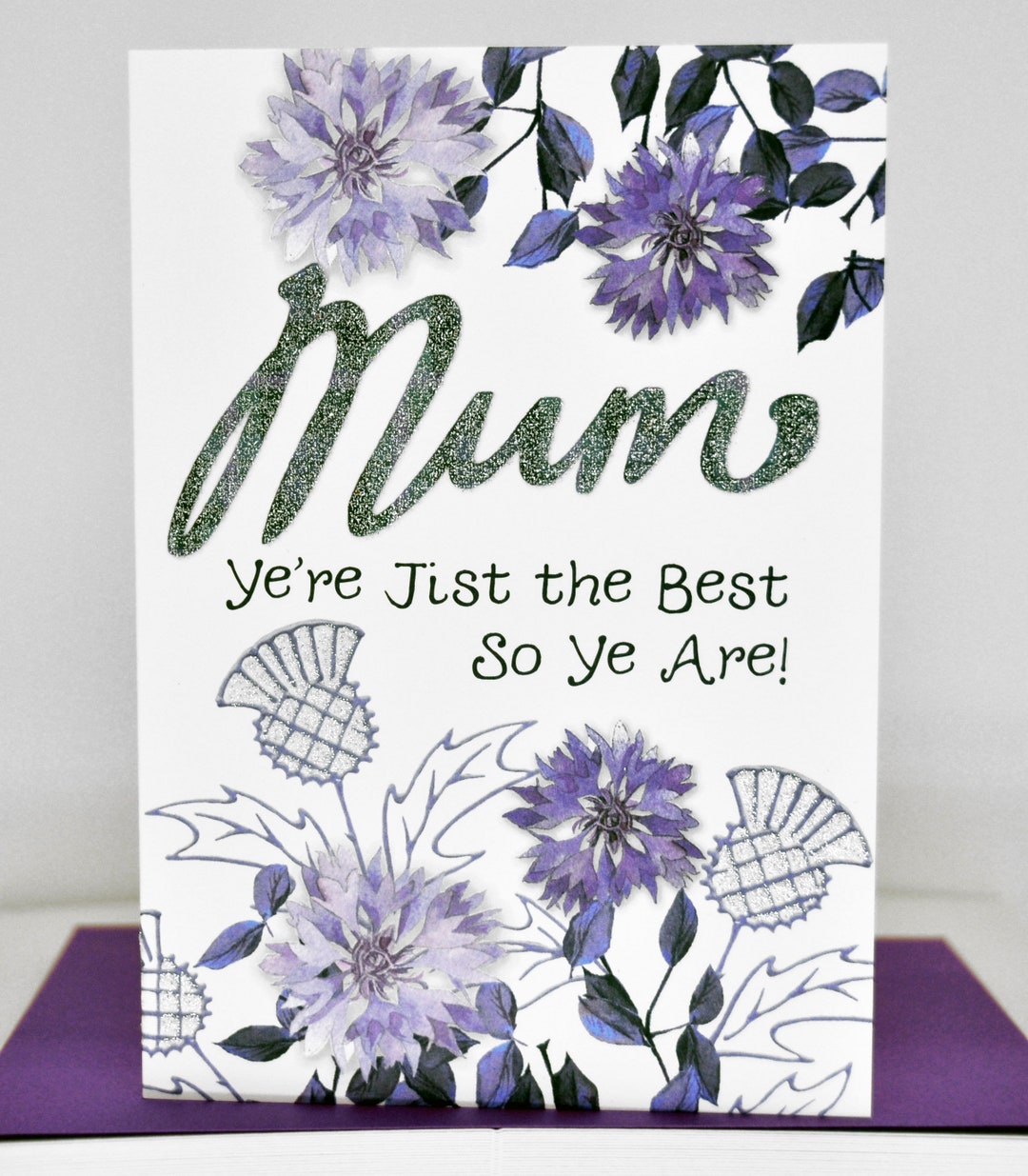 Mum Ye're Jist the Best Card WWMD12 - Etsy