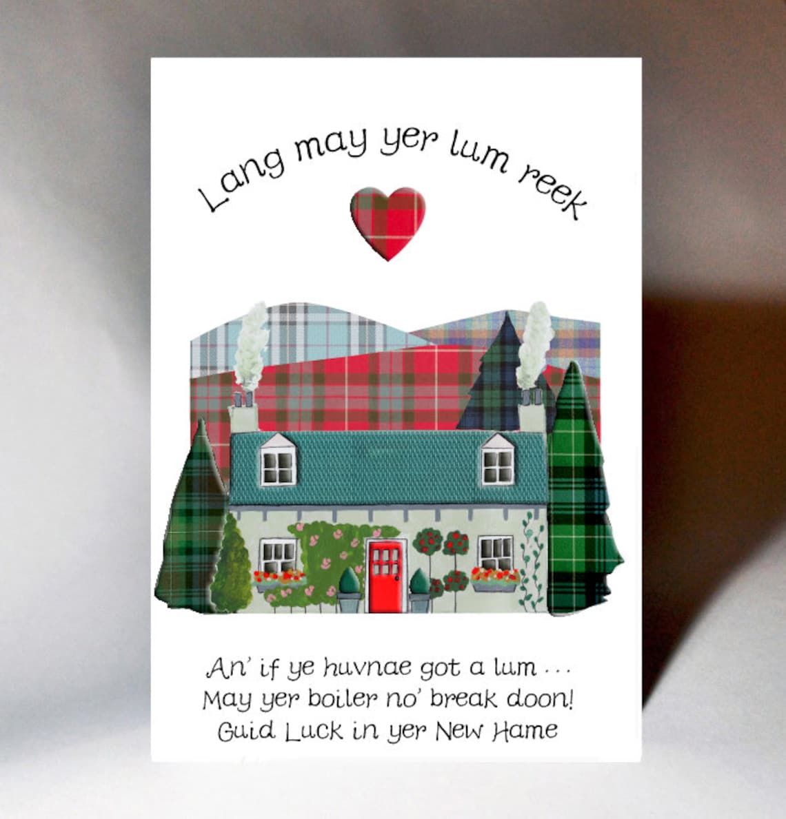 New Home Lang May Yer Lum Reek Card WWNH10 - Etsy
