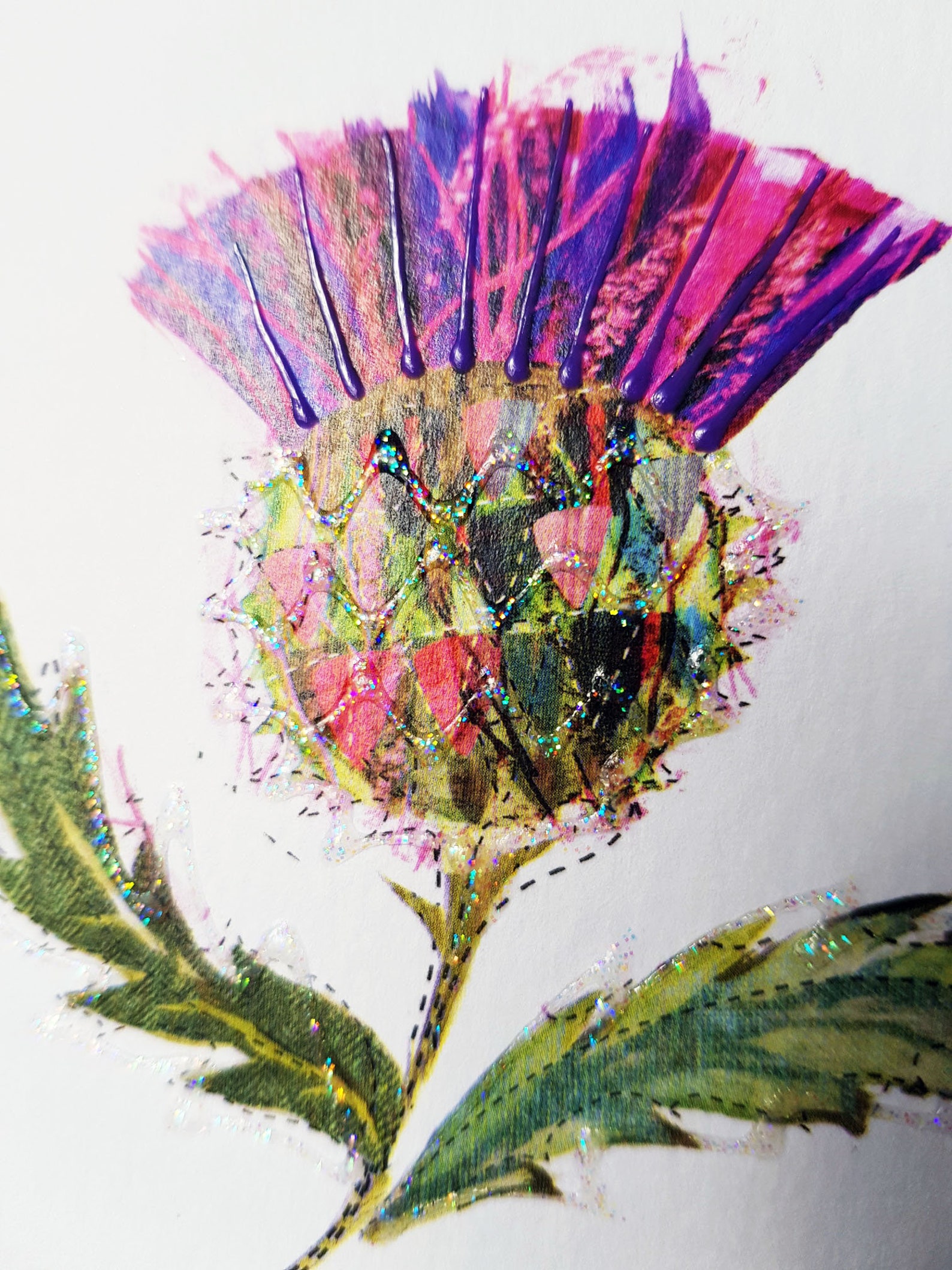 Thistle 'life is Tough' Card JB06 - Etsy