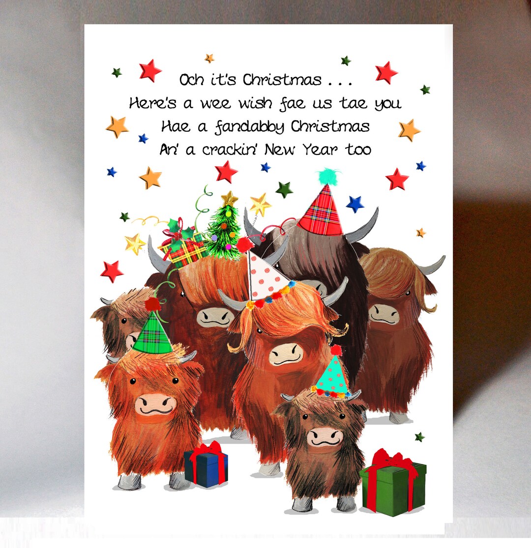 Christmas Fae Us Tae You Card WWXM134 - Etsy UK