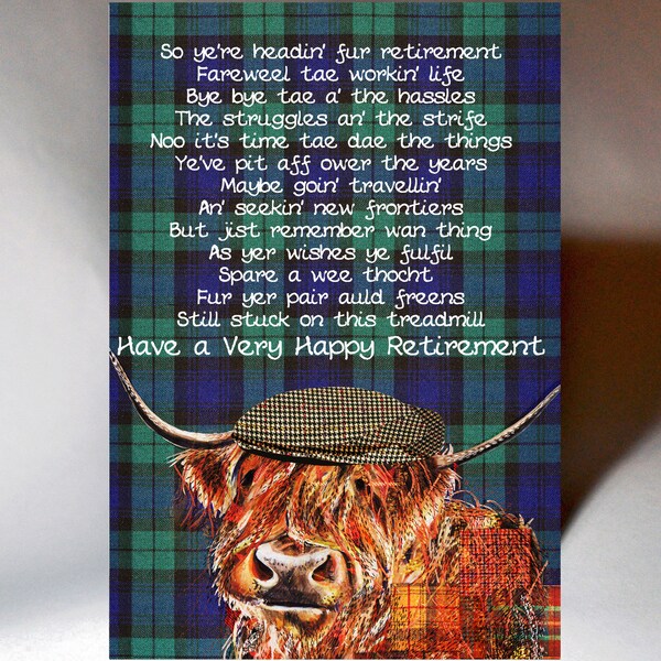 Scottish Get Well Soon Card Medsin WWGW04 - Etsy UK