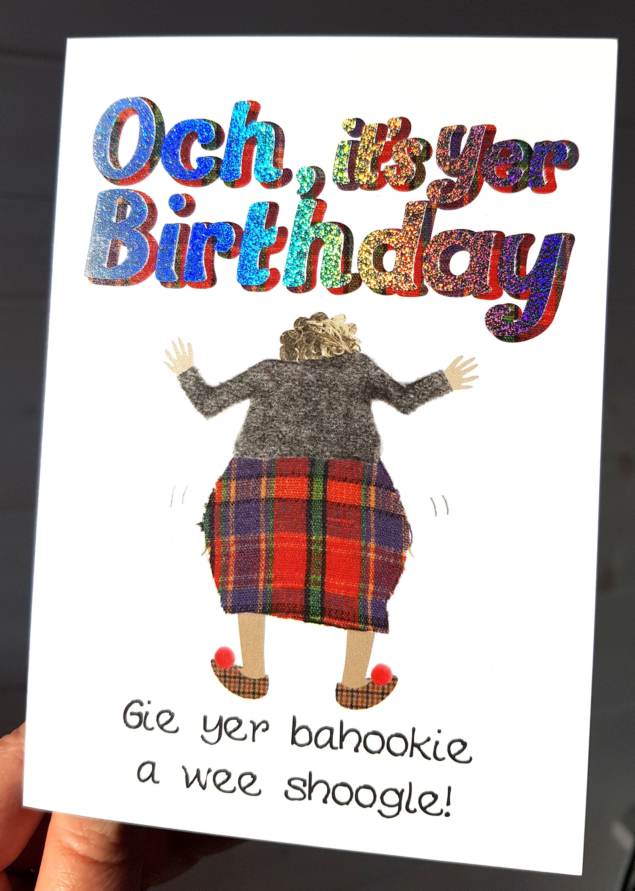 Birthday Shoogle Yer Bahookie Card BD173 | Etsy UK
