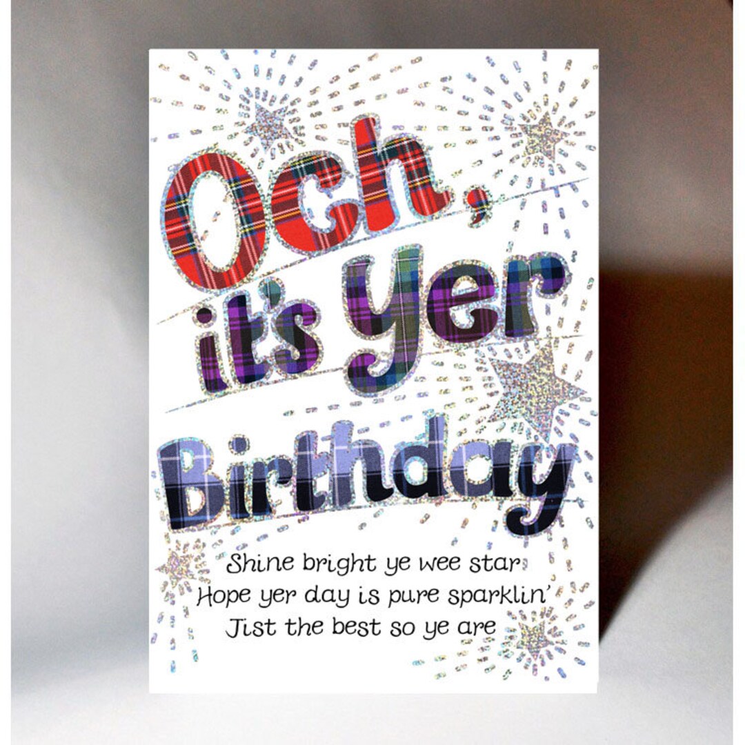 Birthday Jist the Best so Ye Are Card WWBD208 - Etsy