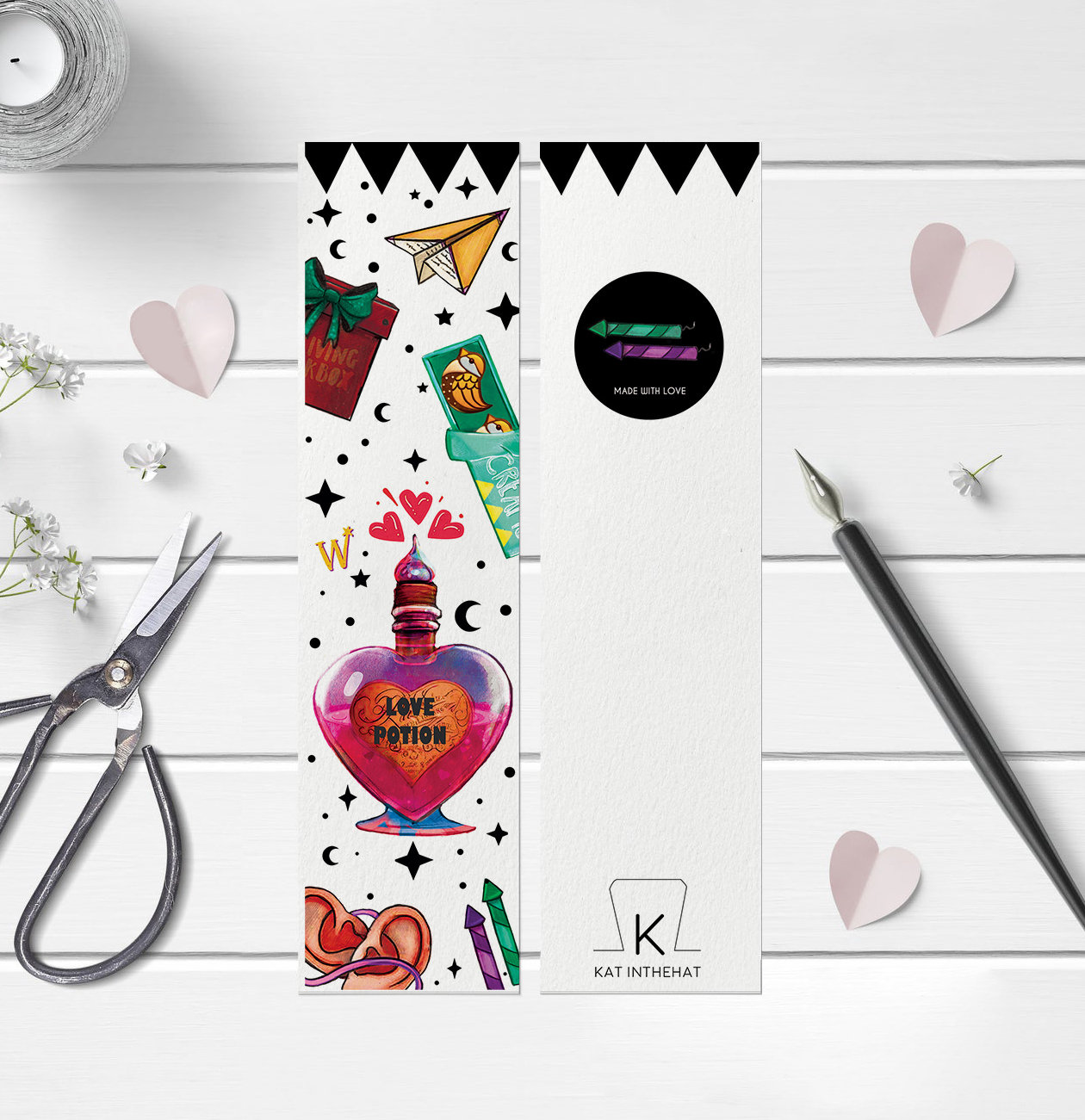 Bookmark Bookmark Harry Potter Godzilla Flowers - Etsy