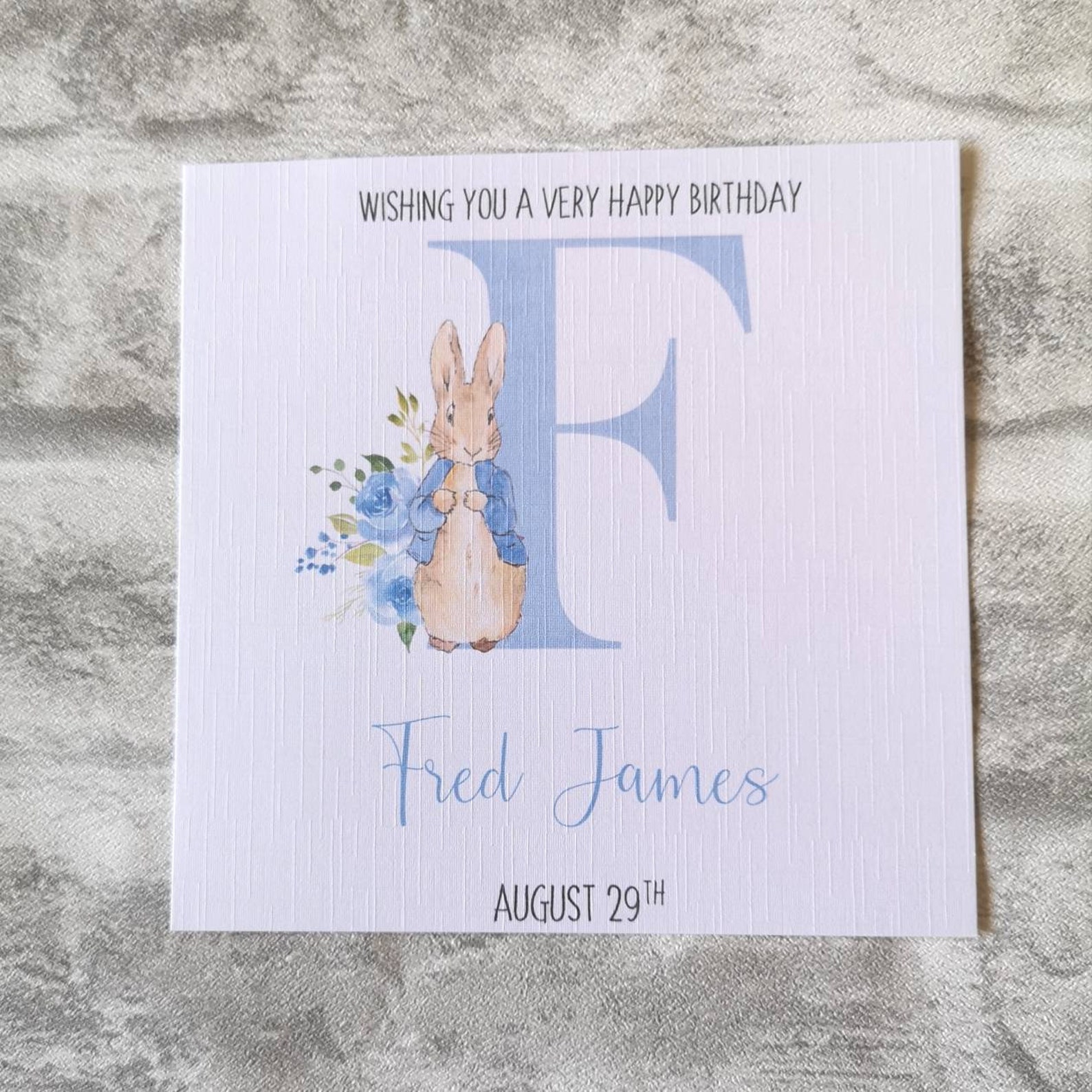 Personalised Peter Rabbit Birthday Card - Etsy UK