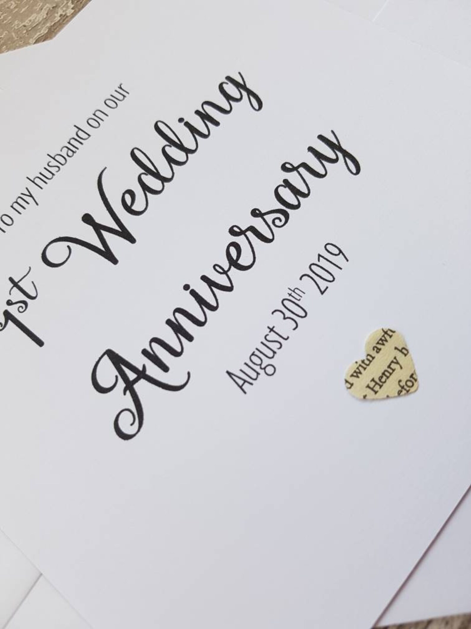 1st Wedding Anniversary Card For Husband Personalised Etsy 1st-wedding-anniversary-card-for-husband-personalised-etsy