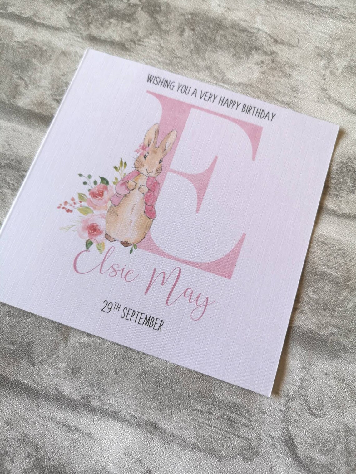 Personalised Peter Rabbit Birthday Card - Etsy UK