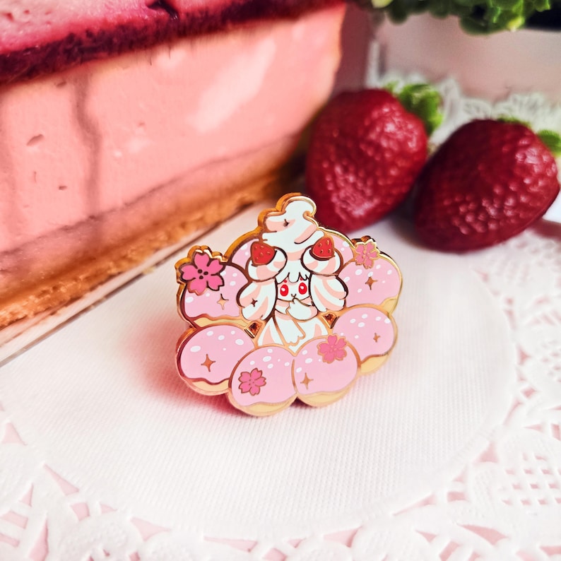 Alcremie Mochi Donut Enamel Pin - Etsy