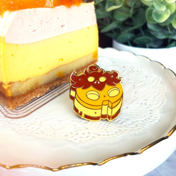 Cake Enamel Pin - Etsy