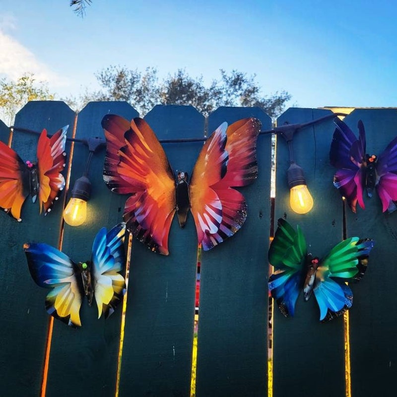 Large Outdoor Butterfly Decor - Etsy