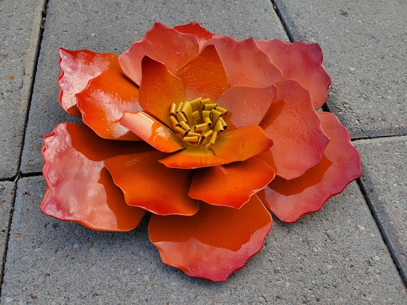 Colorful Metal Spring Flower: Garden & Fence Decor - Etsy