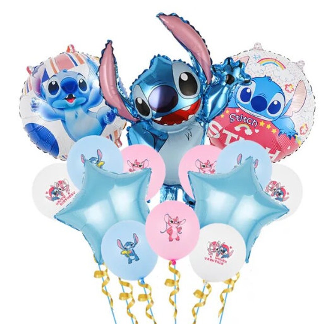 Lilo & Stitch STITCH Balloons Set Latex / Helium Balloons Set Birthday ...