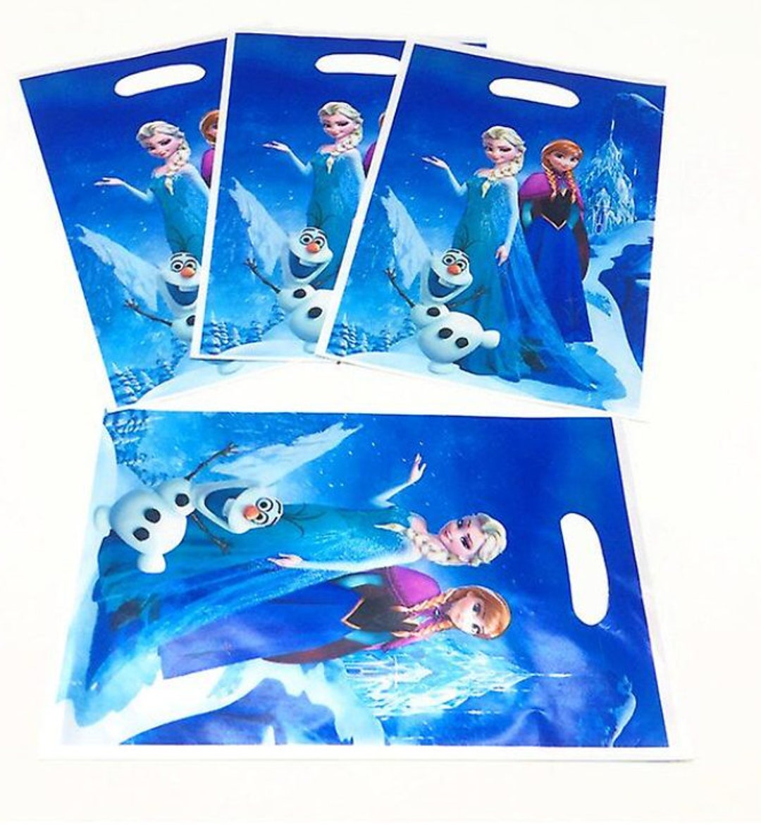 Disney Frozen Childrens Kids LOOT BAGS - Happy Birthday Gift Bags Elsa ...