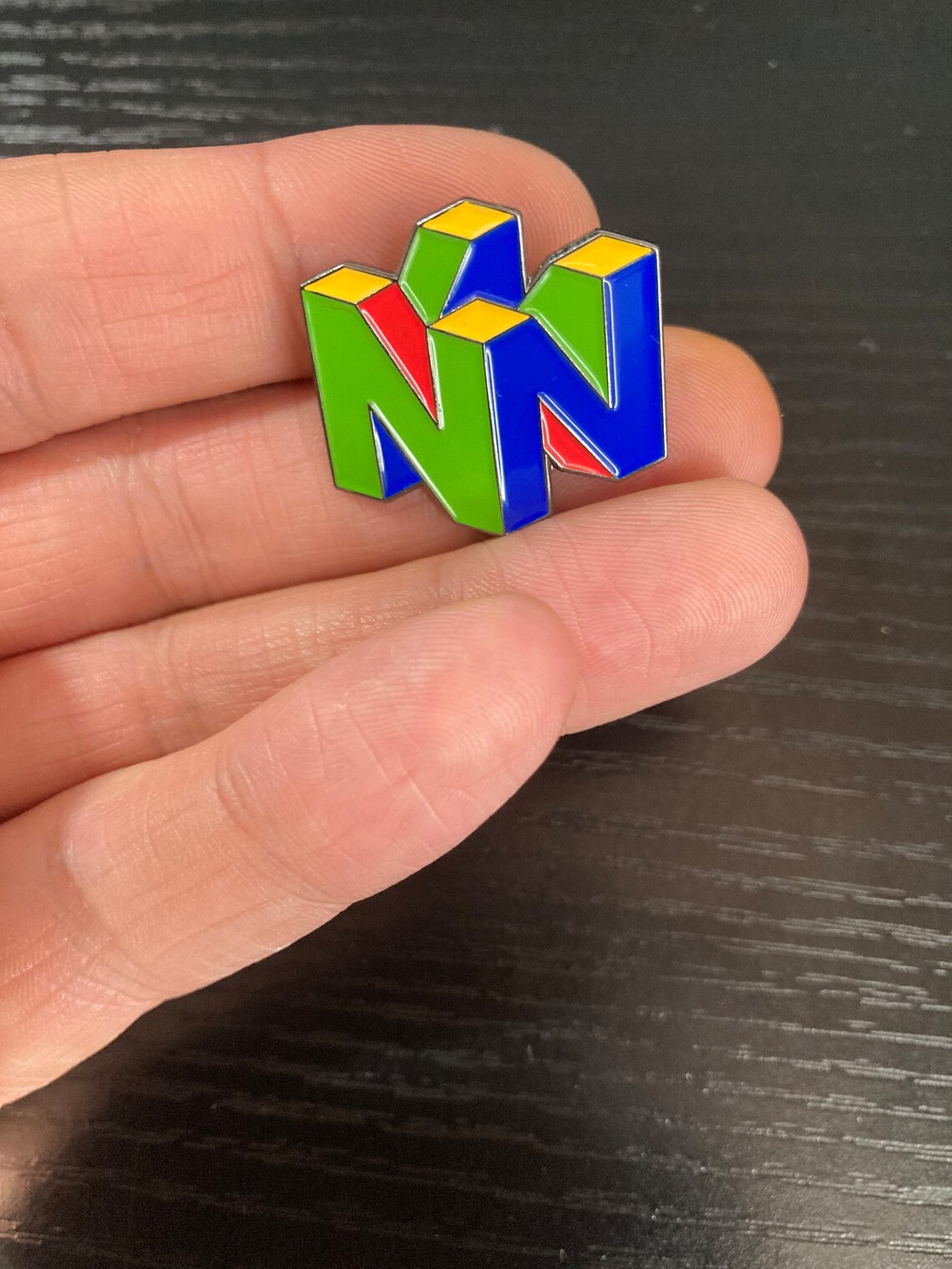 Nintendo N64 Console Logo Enamel Pin Badge Metal Pin Video Game ...